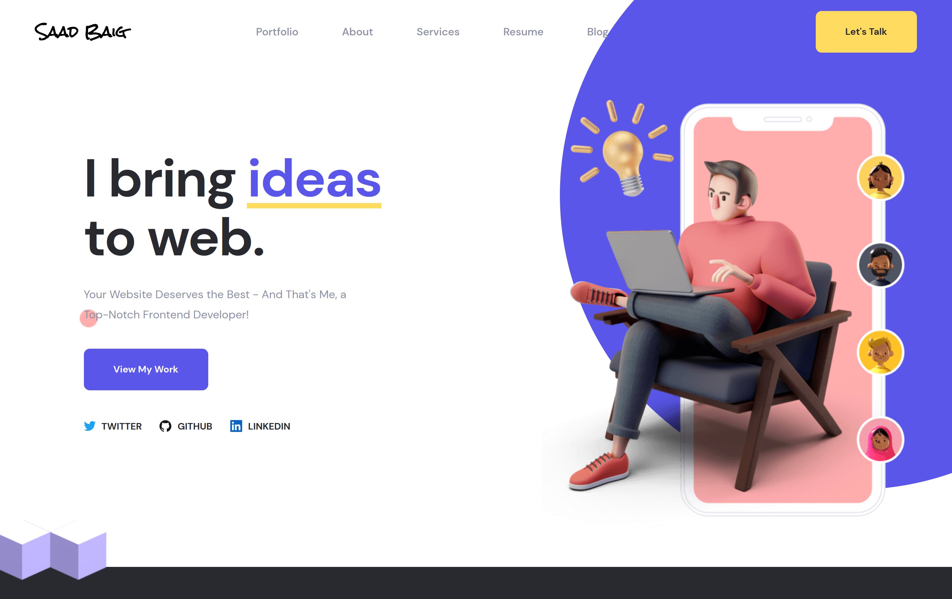 Saad Baig - Frontend Developer